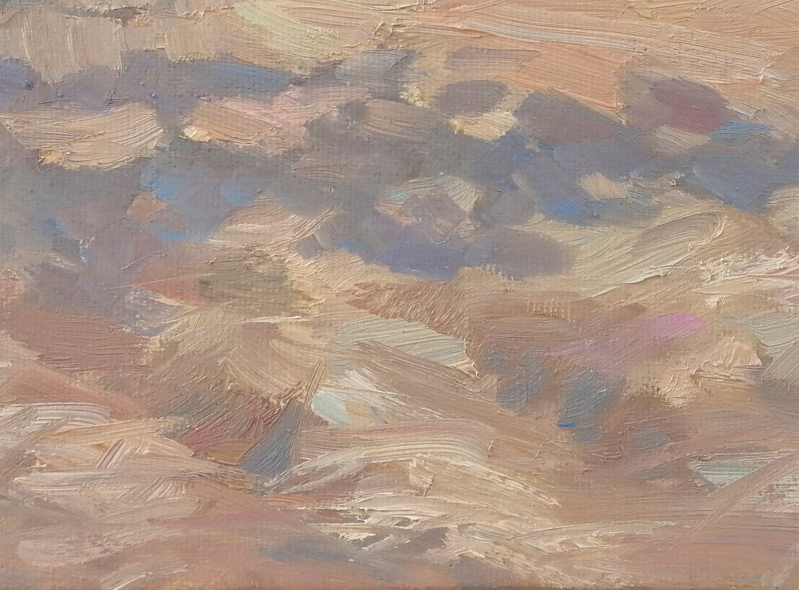 Muted color landscape canvas painting original Oil art | Etsy