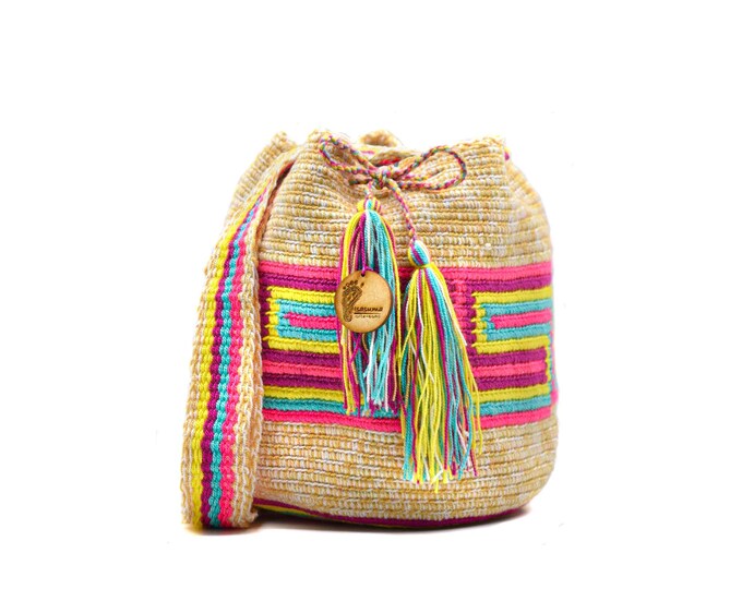 SMALL Colombian Wayuu Mochila Bag Boho-chic Mochila Colombiana Pequeña ...