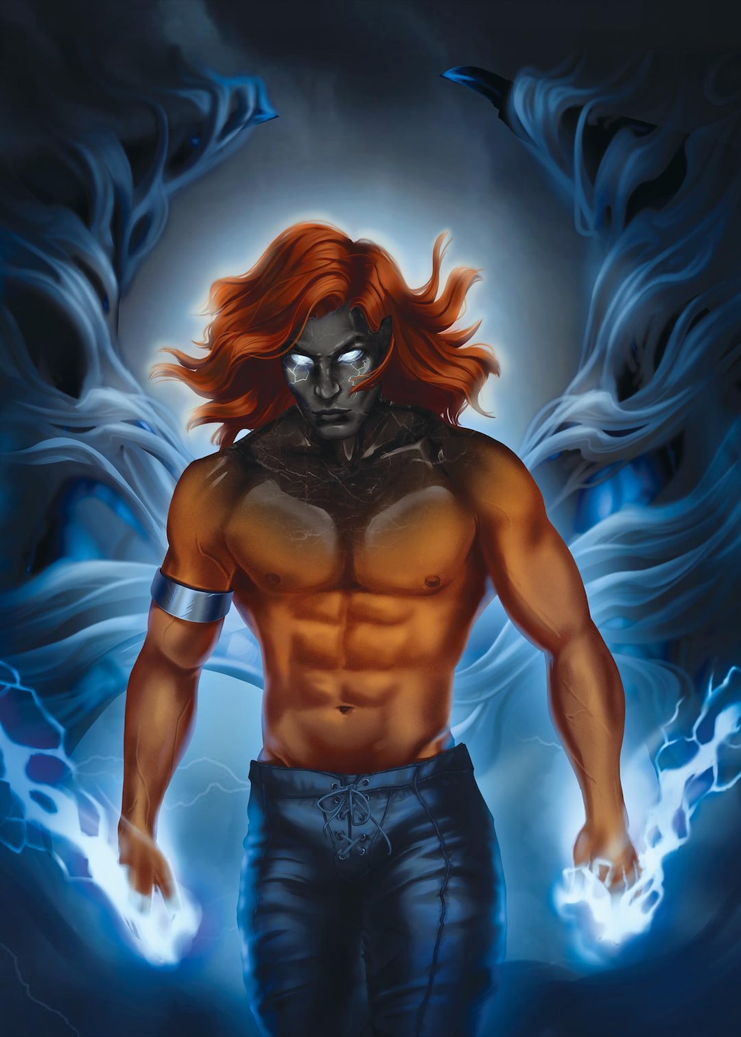 Nyktos - From Blood and Ash - Illustration Print 5x7", 9x12", 11x17 ...