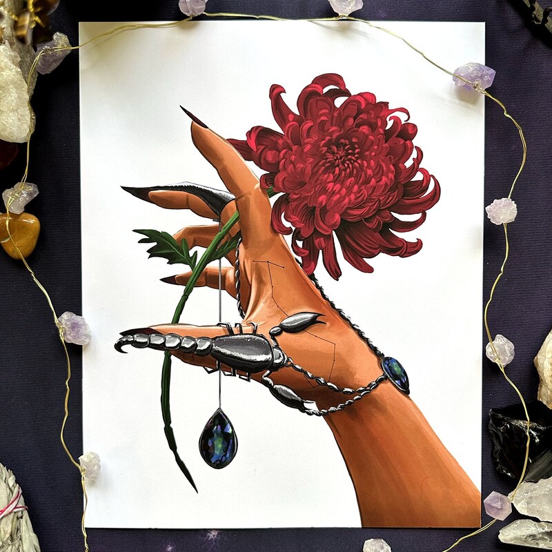 Scorpio Print - Etsy