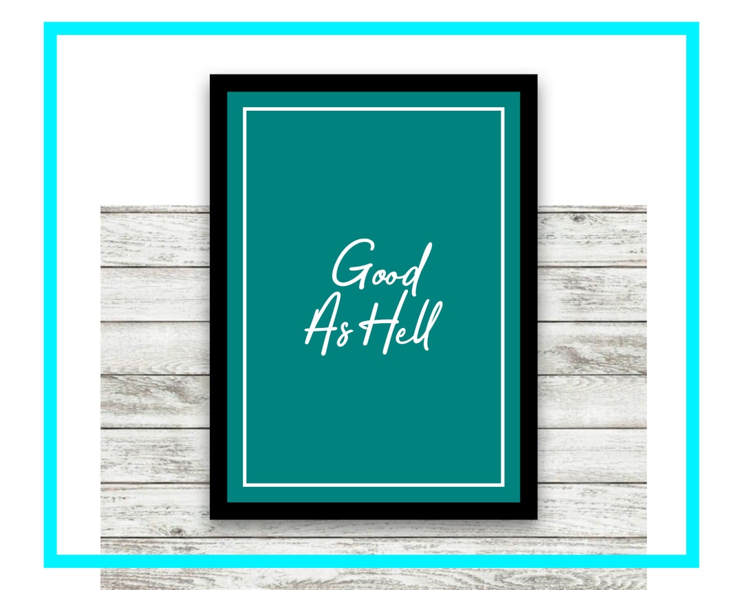 Lizzo Good as Hell Print, Good as Hell Poster, Good as Hell Digital ...