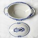 Beautiful Blue Olga Bowl With Lid Art Nouveau Tureen Villeroy and Boch ...