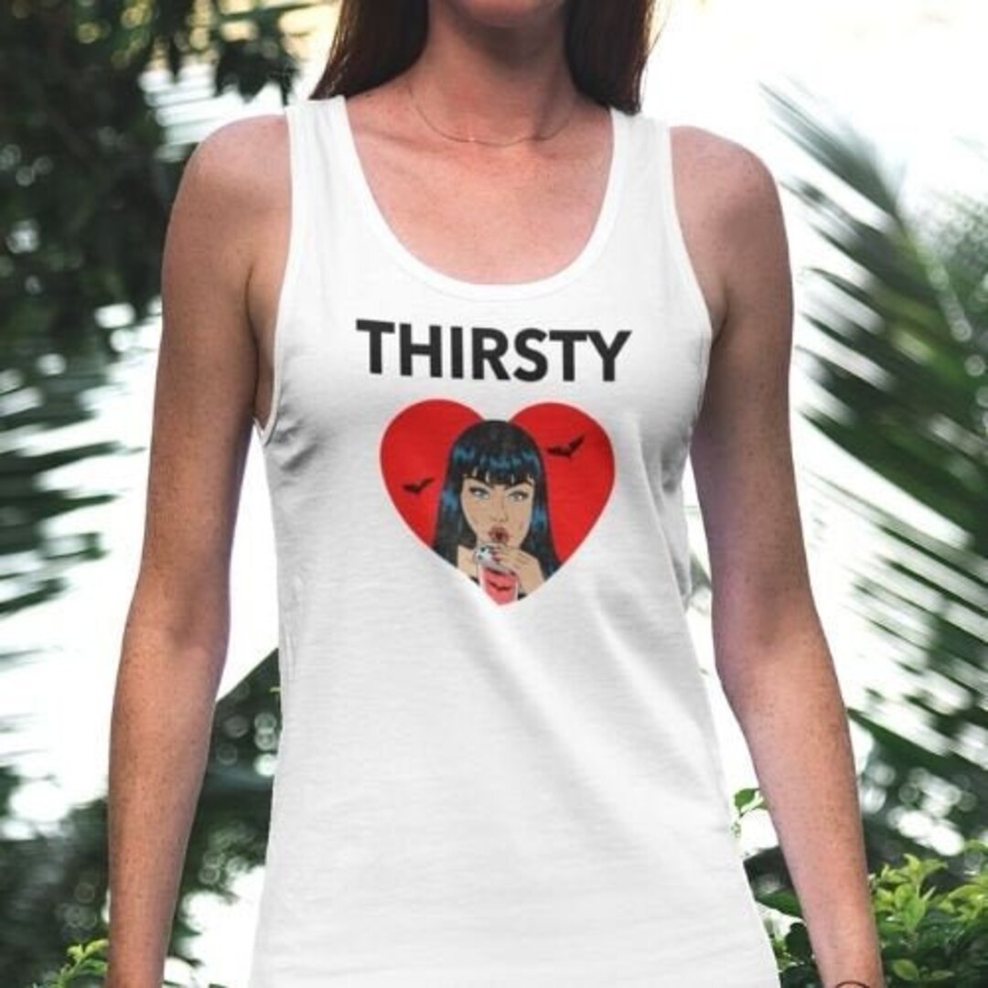 Vampire, Tank Top, Funny Halloween Shirt, Vampire Gift, Halloween Gift ...