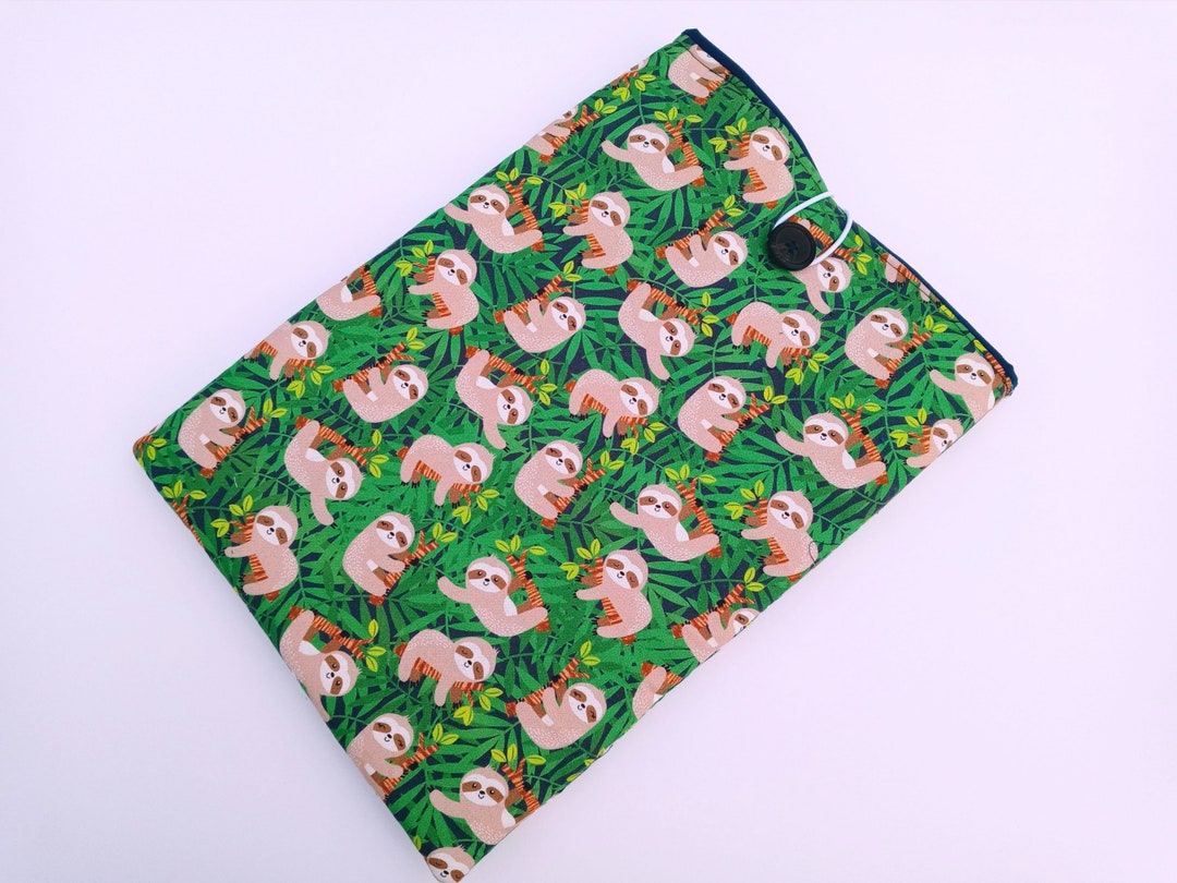 Sloths 12 Screen Laptop Sleeve Case With Optional Zipper Pocket. Foam ...
