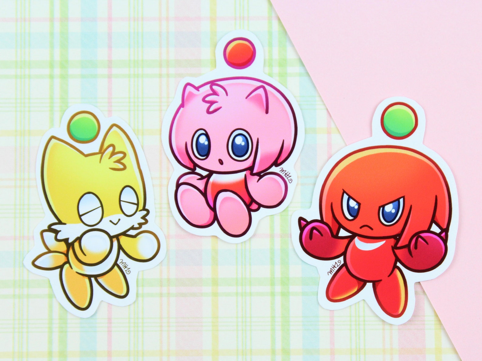 Chao Omochao Cheese Chocola Sonic Tails Knuckles Amy Shadow - Etsy UK