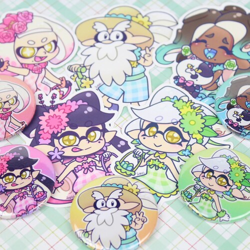 SPLATOON Squid Sisters off the Hook Idols Callie Marie Marina - Etsy