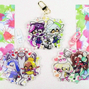 Callie Marie Pearl Marina Shiver Frye Big Man Squid Sisters off the Hook Deep Cut Splatoon Fan ...