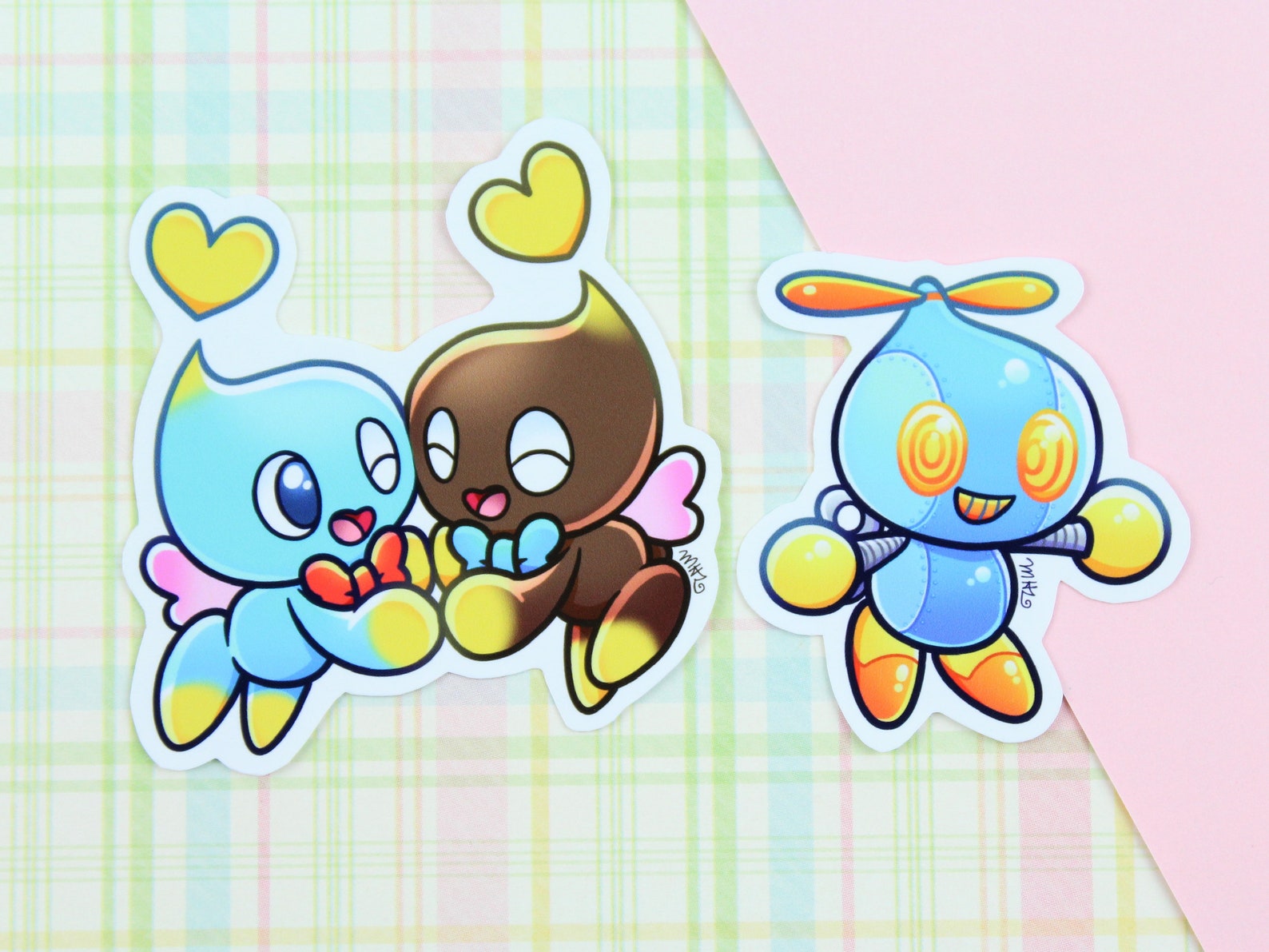 Chao Omochao Cheese Chocola Sonic Tails Knuckles Amy Shadow - Etsy