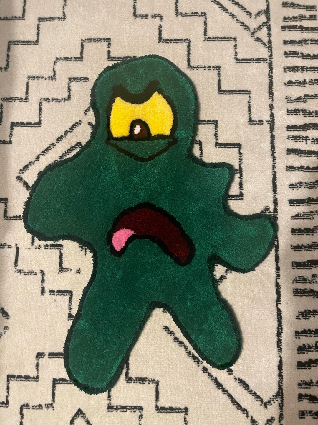 Squished Plankton Tufted Rug - Etsy