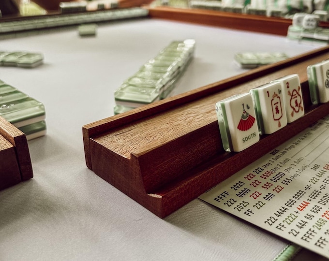 Wooden Mahjong Racks and Pushers - Etsy