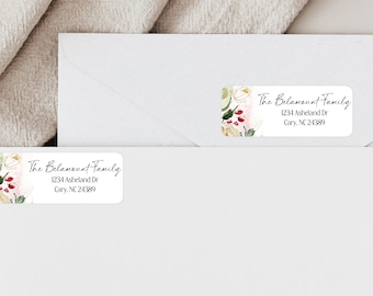 Return Address Labels Personalized Round Address Stickers - Etsy