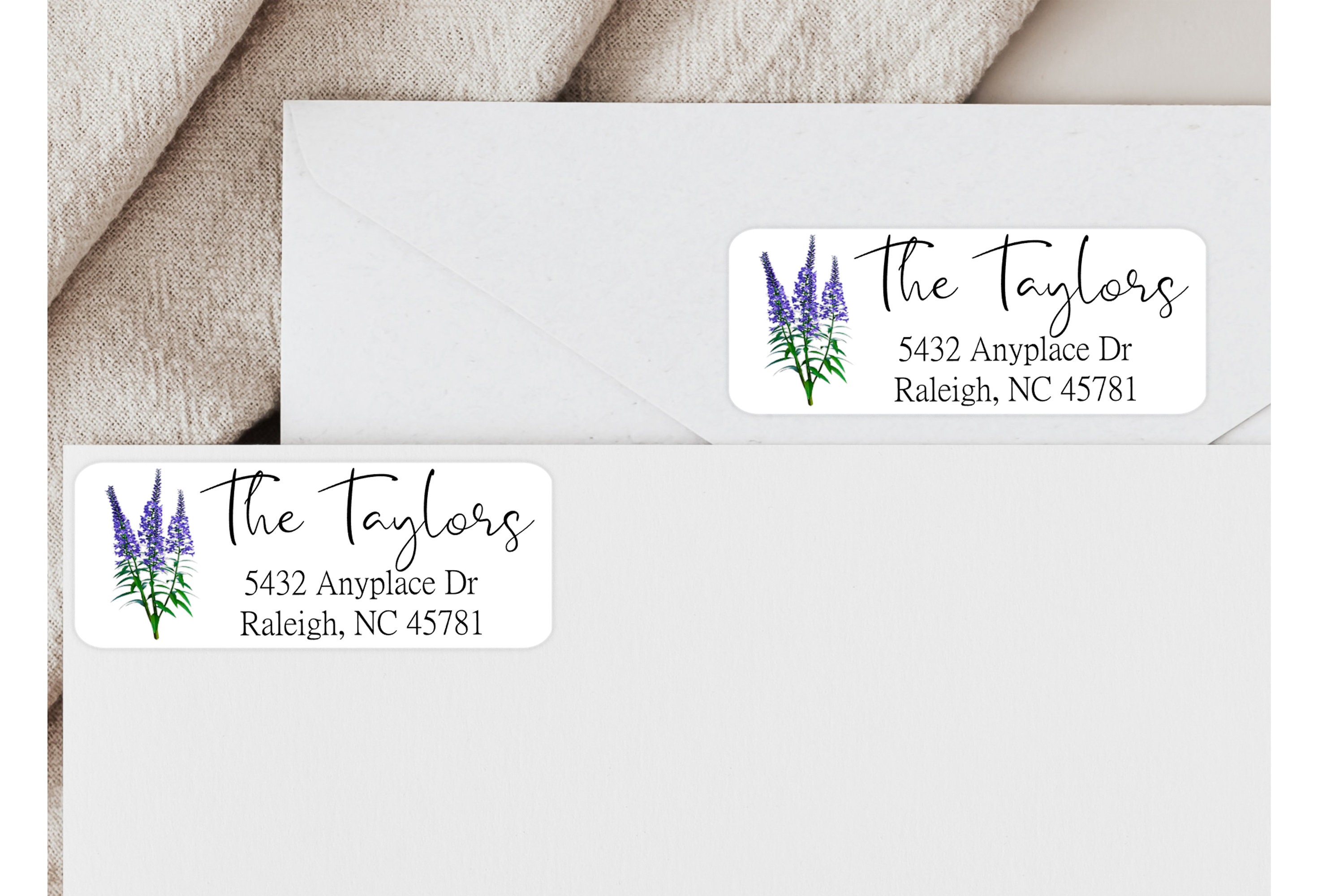 Lavender Address Labels/New Address Labels/Return Address Labels/Return ...