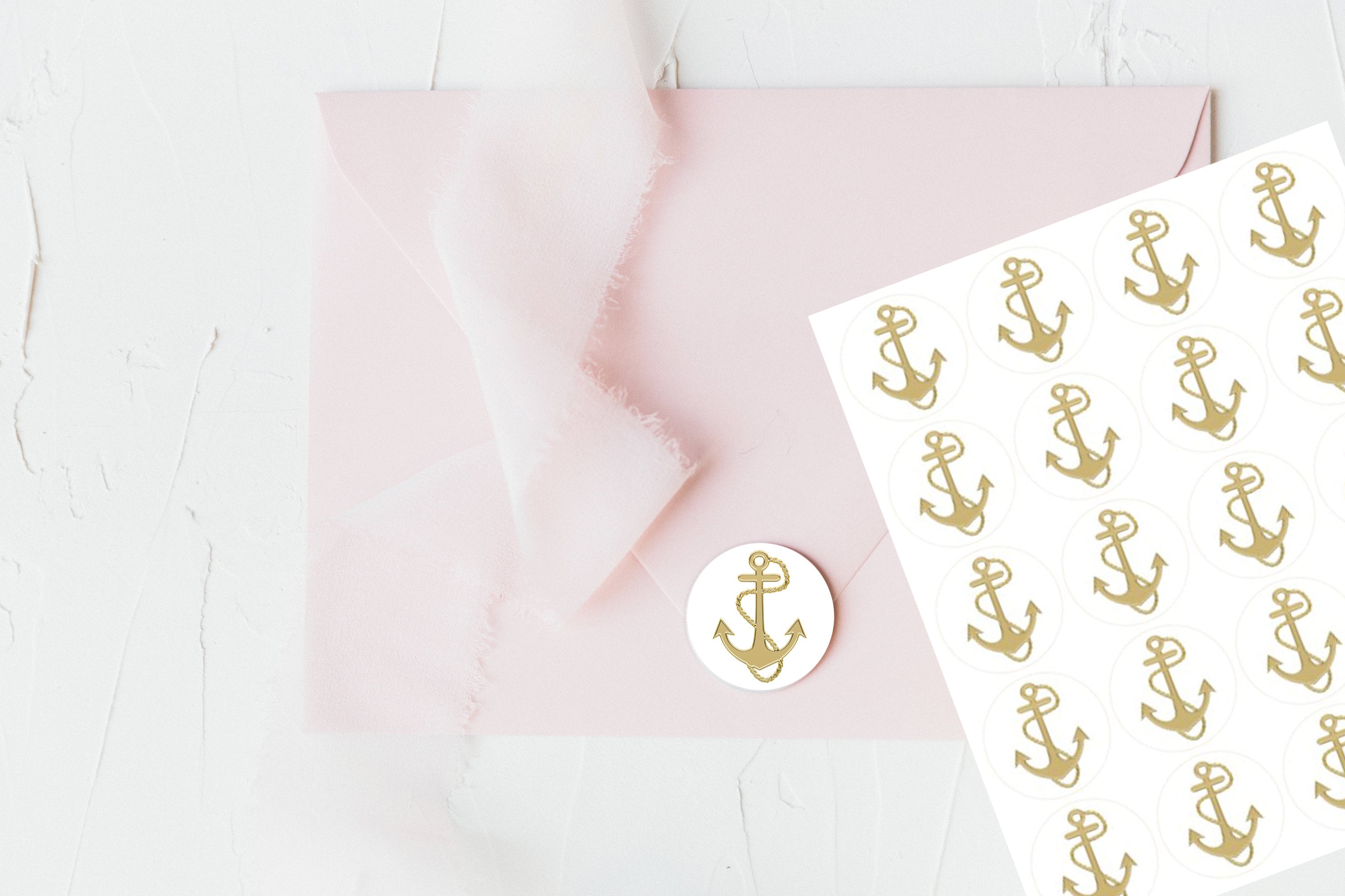 Anchor Envelope Stickers/envelope Labels/envelope Stickers/gift Bag ...
