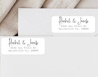 Address Labels Return Address Labels Envelope Seals Round - Etsy