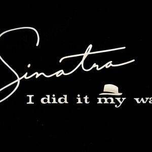 Frank Sinatra "i Did It My Way" Apron - Etsy