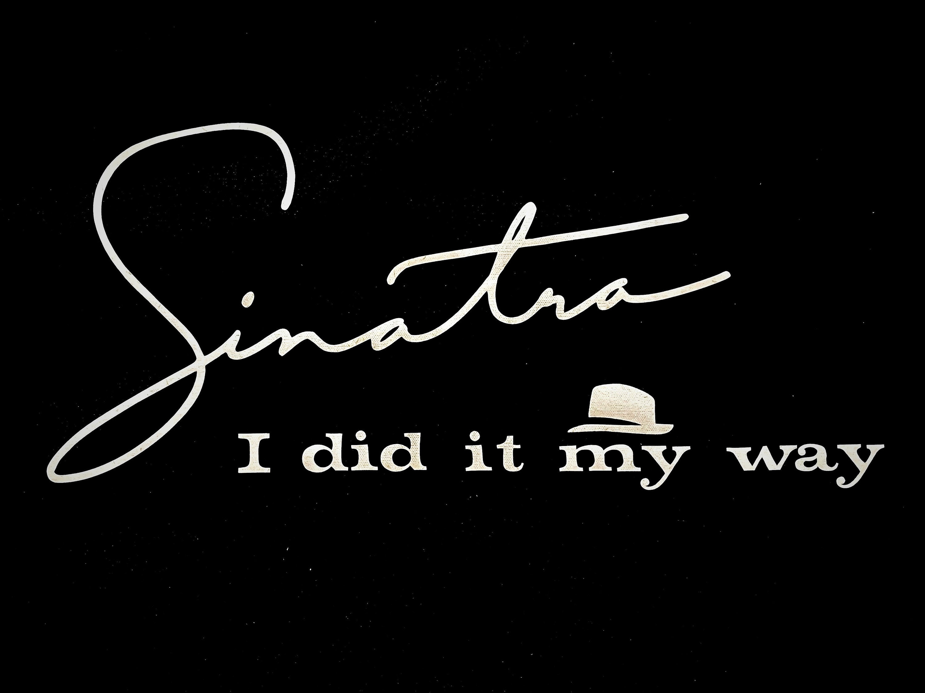 Frank Sinatra "i Did It My Way" Apron - Etsy