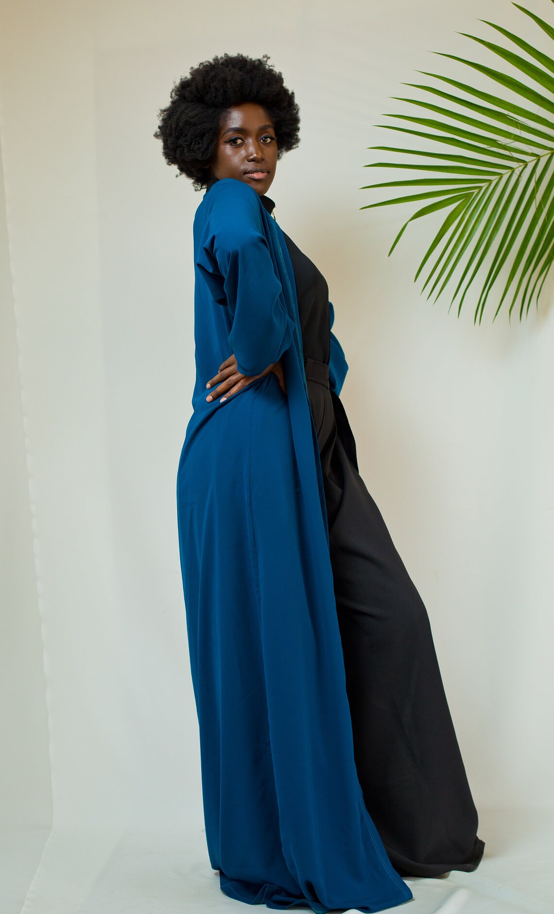 Matron Blue NDUKU Kimono Duster Coat Kimono Robe Kimono - Etsy UK
