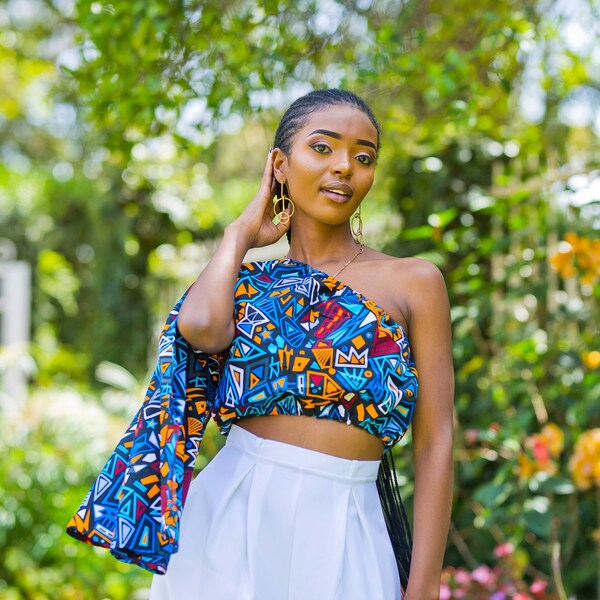 Ankara Crop Top - Etsy