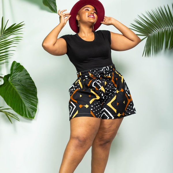 African Print Shorts - Etsy