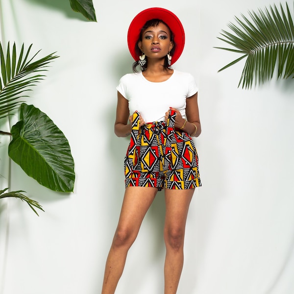 African Print Shorts - Etsy