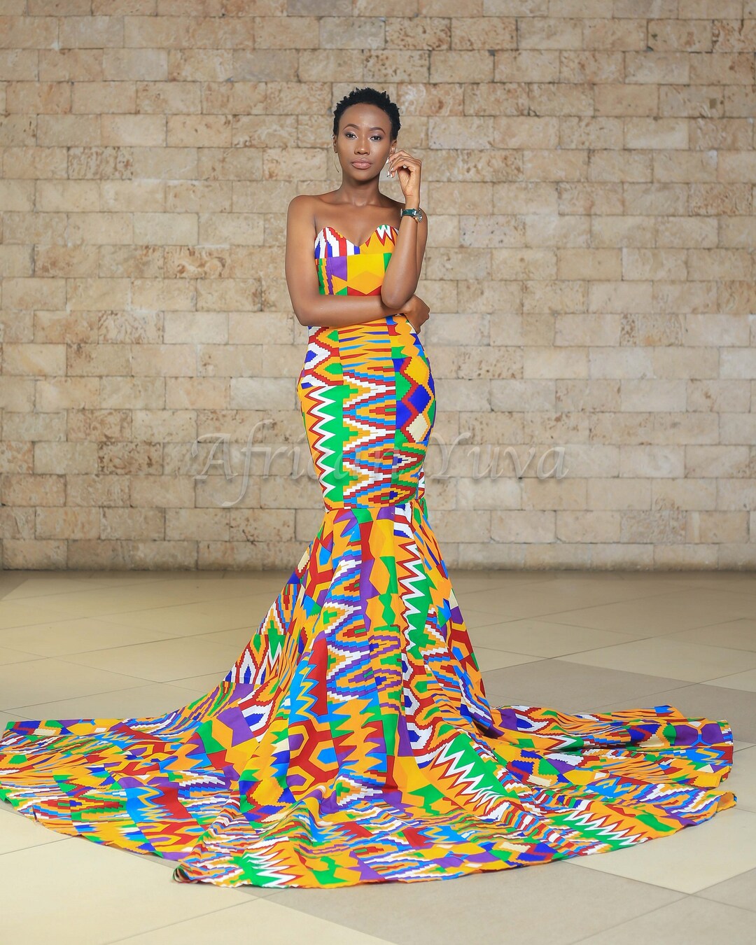 Ankara Prom Gown African Print Gown Kente Gown Prom Gown - Etsy