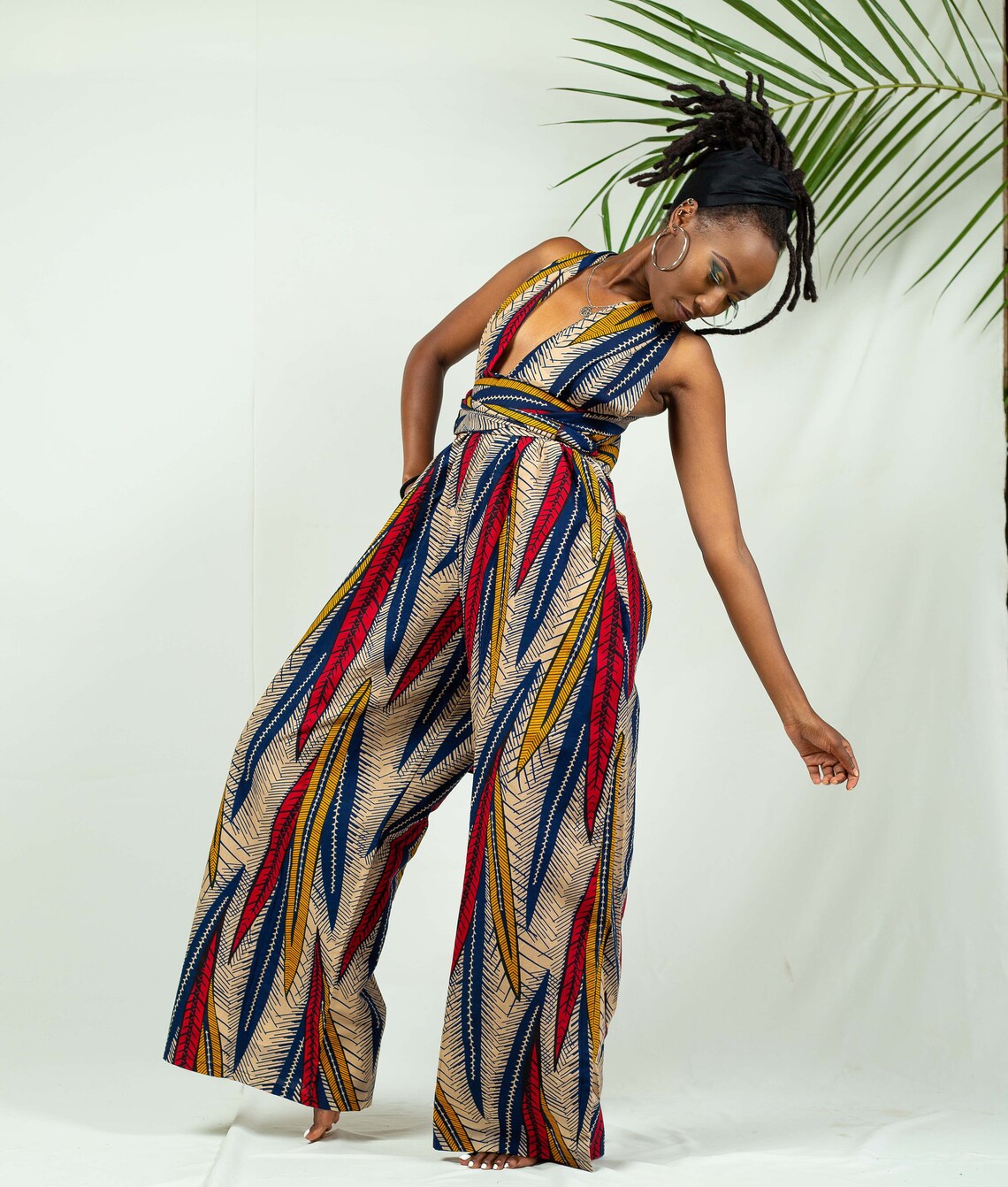 Nairobi wide-legged infinity jumpsuit | Etsy