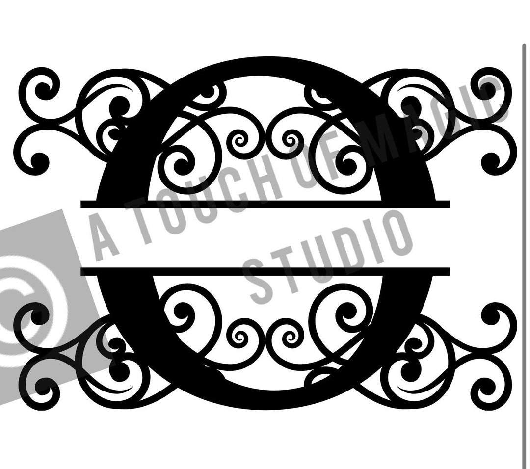 Digital Monogram ~ Letter O Only ~ SVG File - Etsy