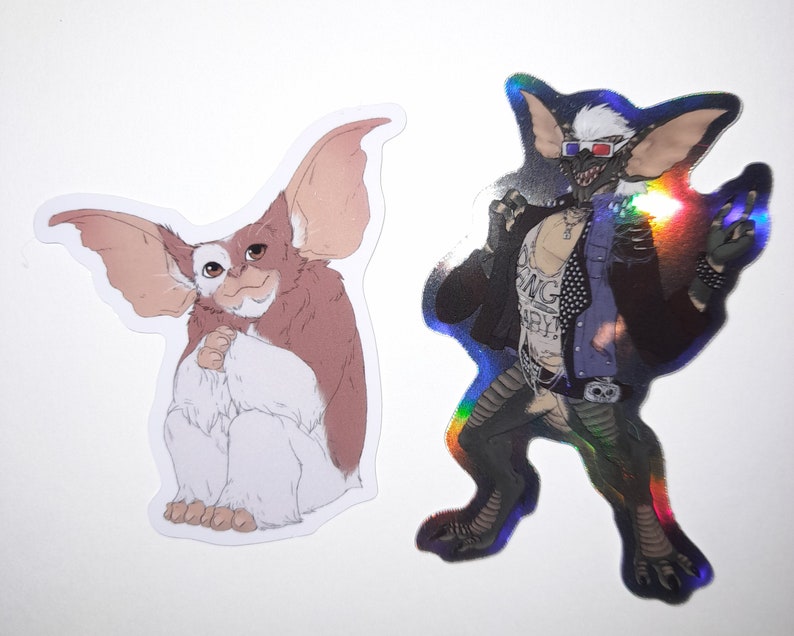 Gremlins Stickers: Gizmo + Stripe - Etsy