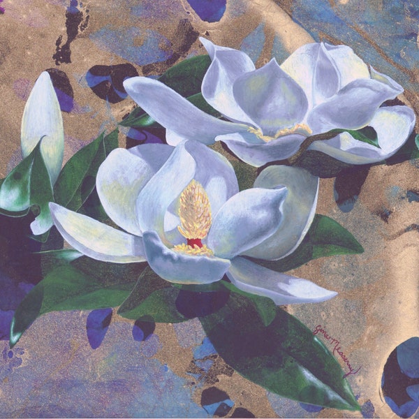 Magnolia Print - Etsy
