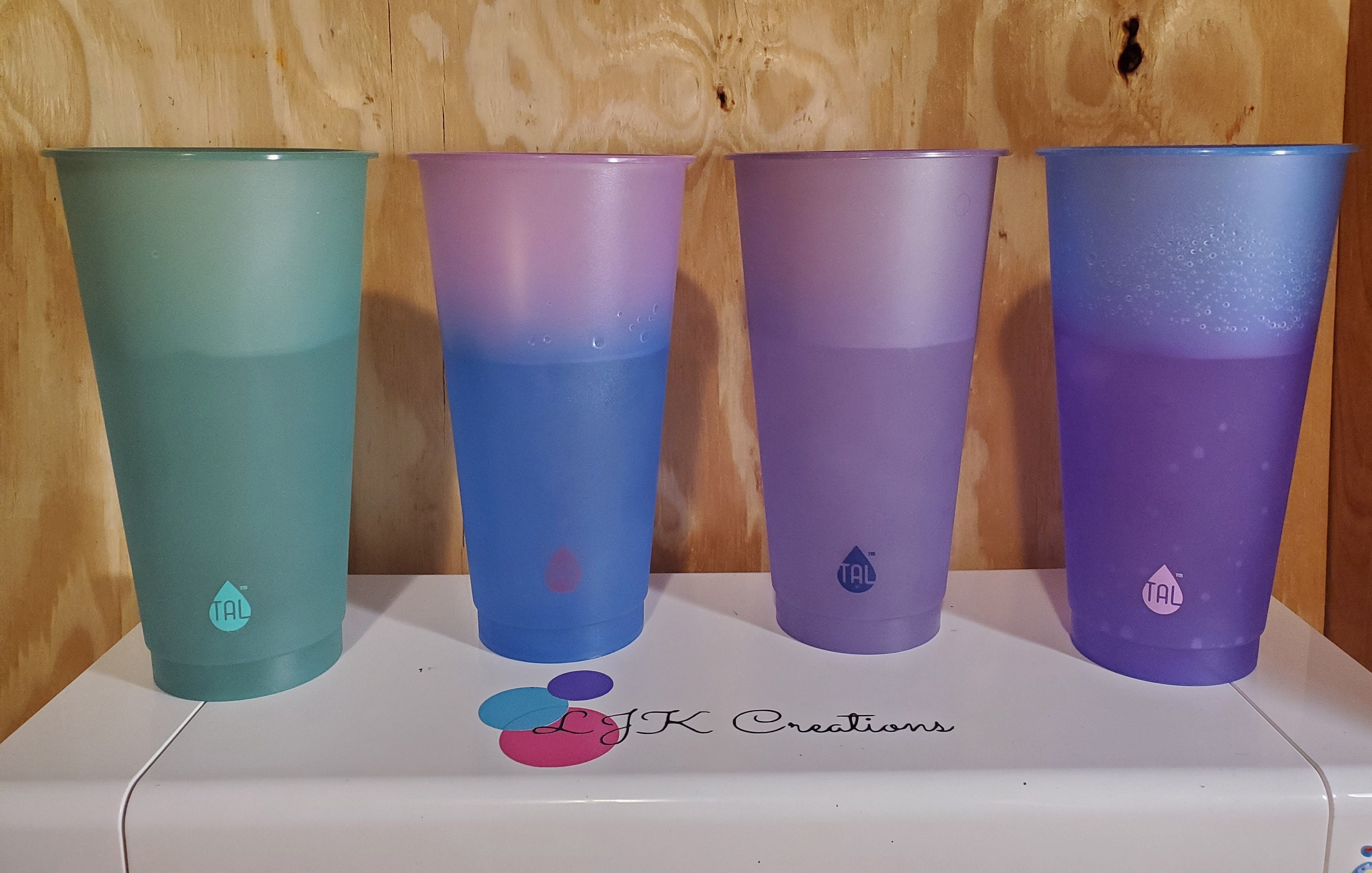 24oz Custom Resuable Color Changing Tumbler With Straw and Lid - Etsy