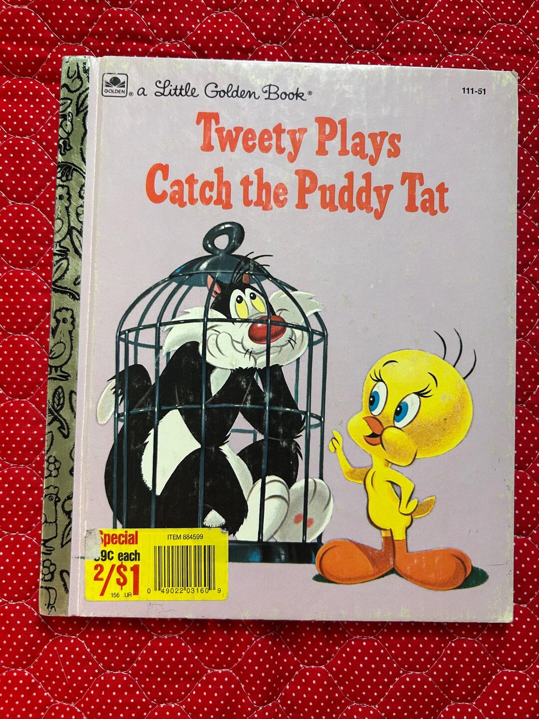 Tweety Plays Catch the Puddy Tat (1975) Little Golden Book - Etsy