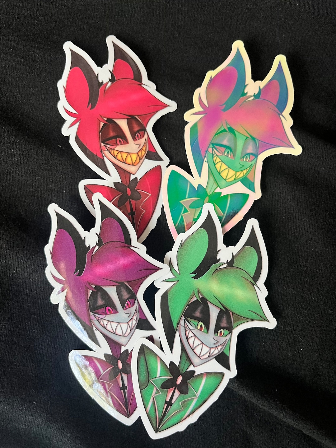 Alastor Bust 4 Color Ways Sticker - Etsy