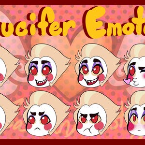 Lucifer Emotes Digital File for Twitch, Discord, and More - Etsy