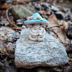 Meditating Water Lily Mushling Sculpture - Etsy