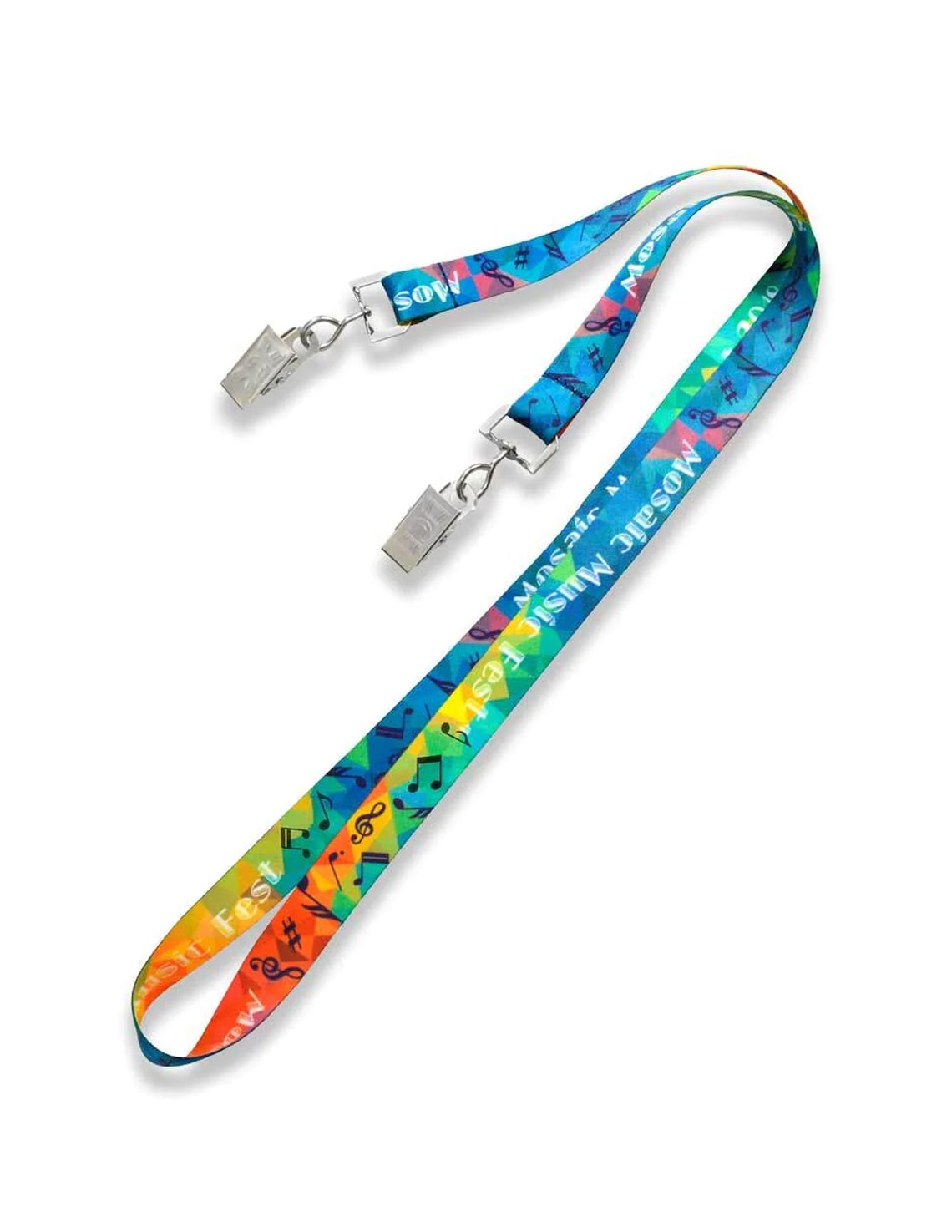 Open Ended Custom Full Color Lanyards - Party Lanyards - Fabric ...