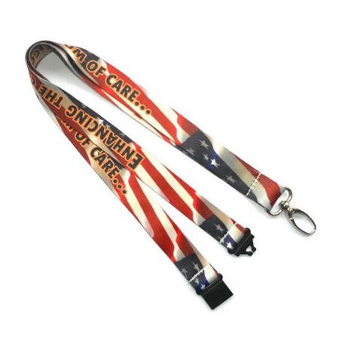 Custom Full Color Lanyards With Safety Breakaway. - Etsy
