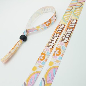 25 Cloth Wristbands - Party Wristbands - Fabric - Festival Party ...