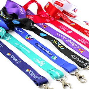 Custom Full Color Lanyards - Party Lanyards - Fabric - Festival Party ...