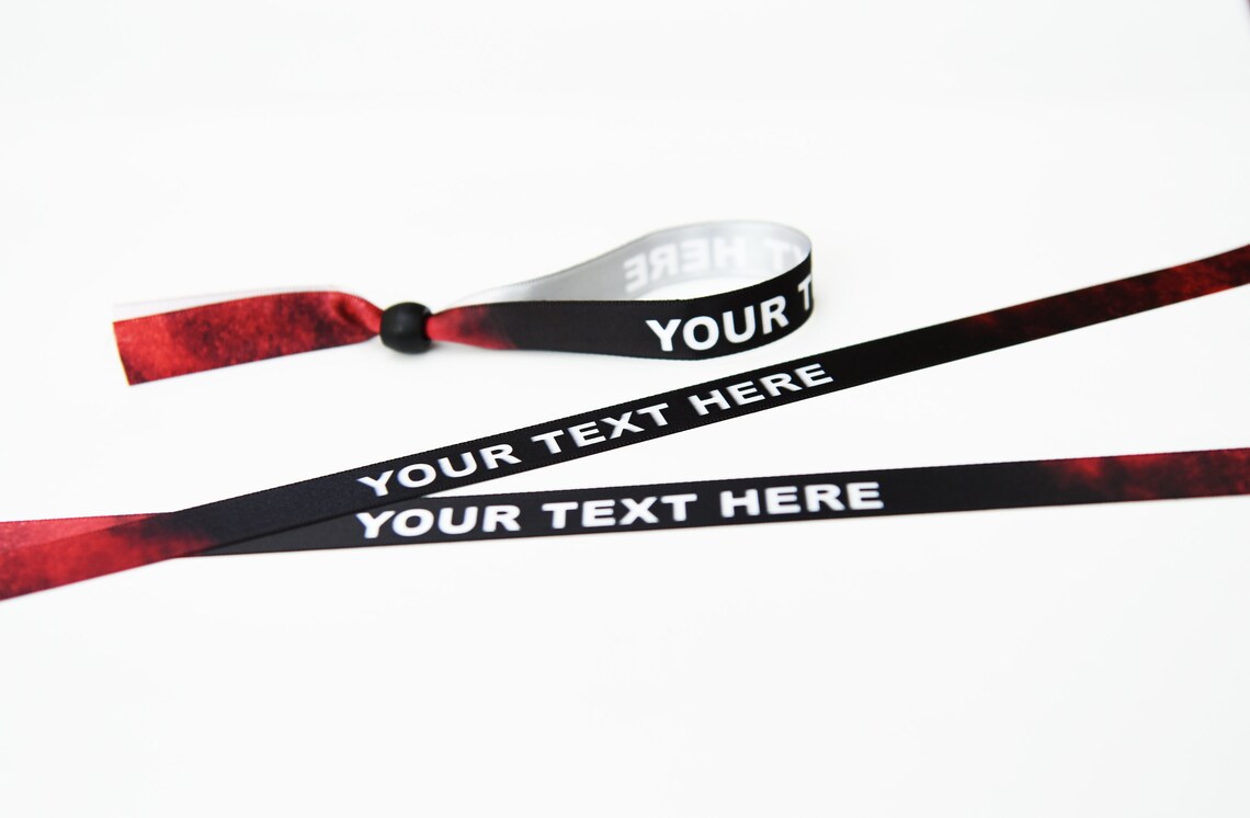 40 Cloth Wristbands - Party Wristbands - Fabric - Festival Party ...