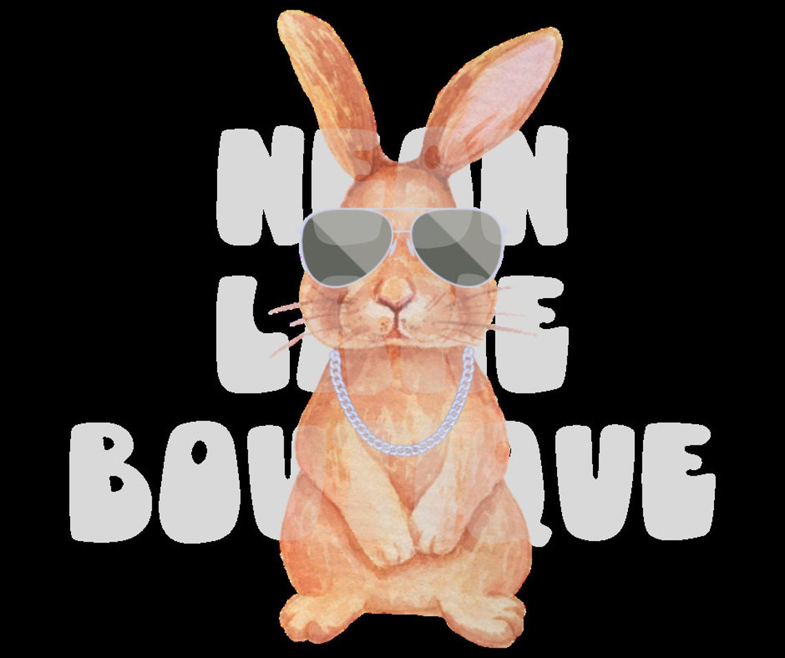 Boy Bunny Preppy PNG - Etsy