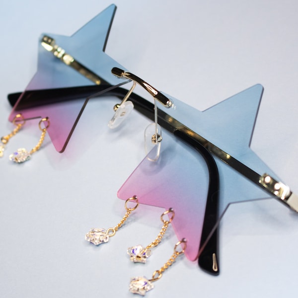 Star Shaped Sunglasses - Etsy