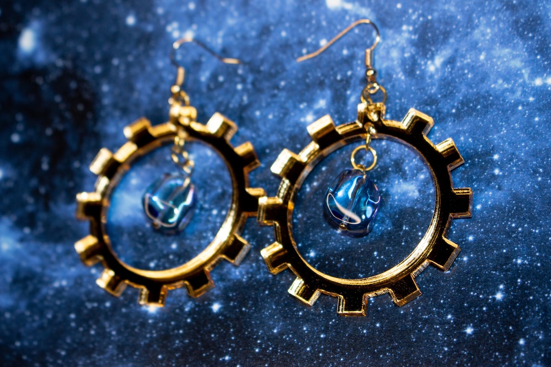 Time and Space Earrings - Etsy