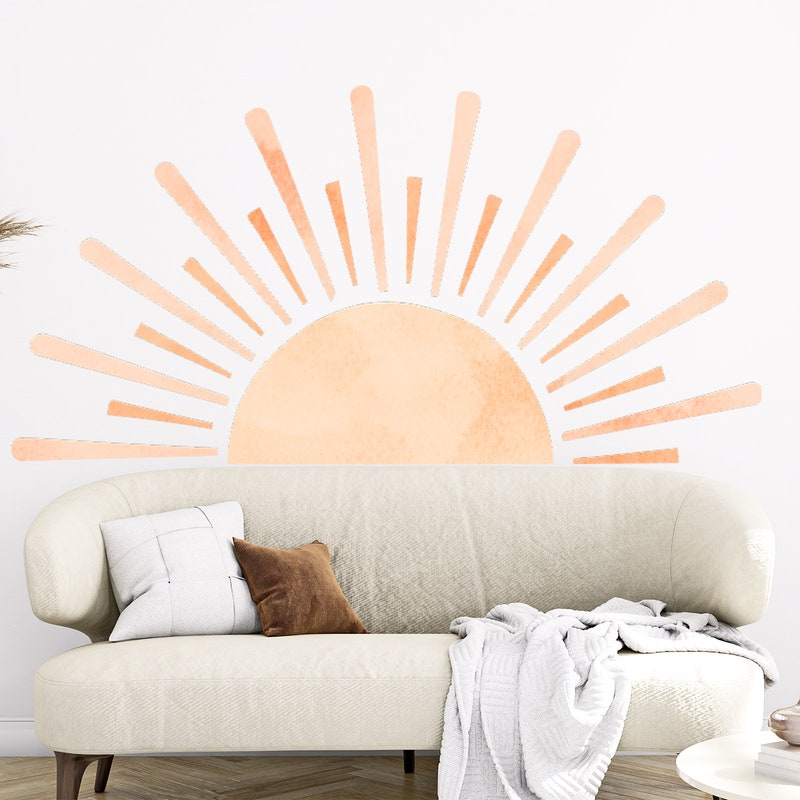 Sun Wall Decal - Etsy