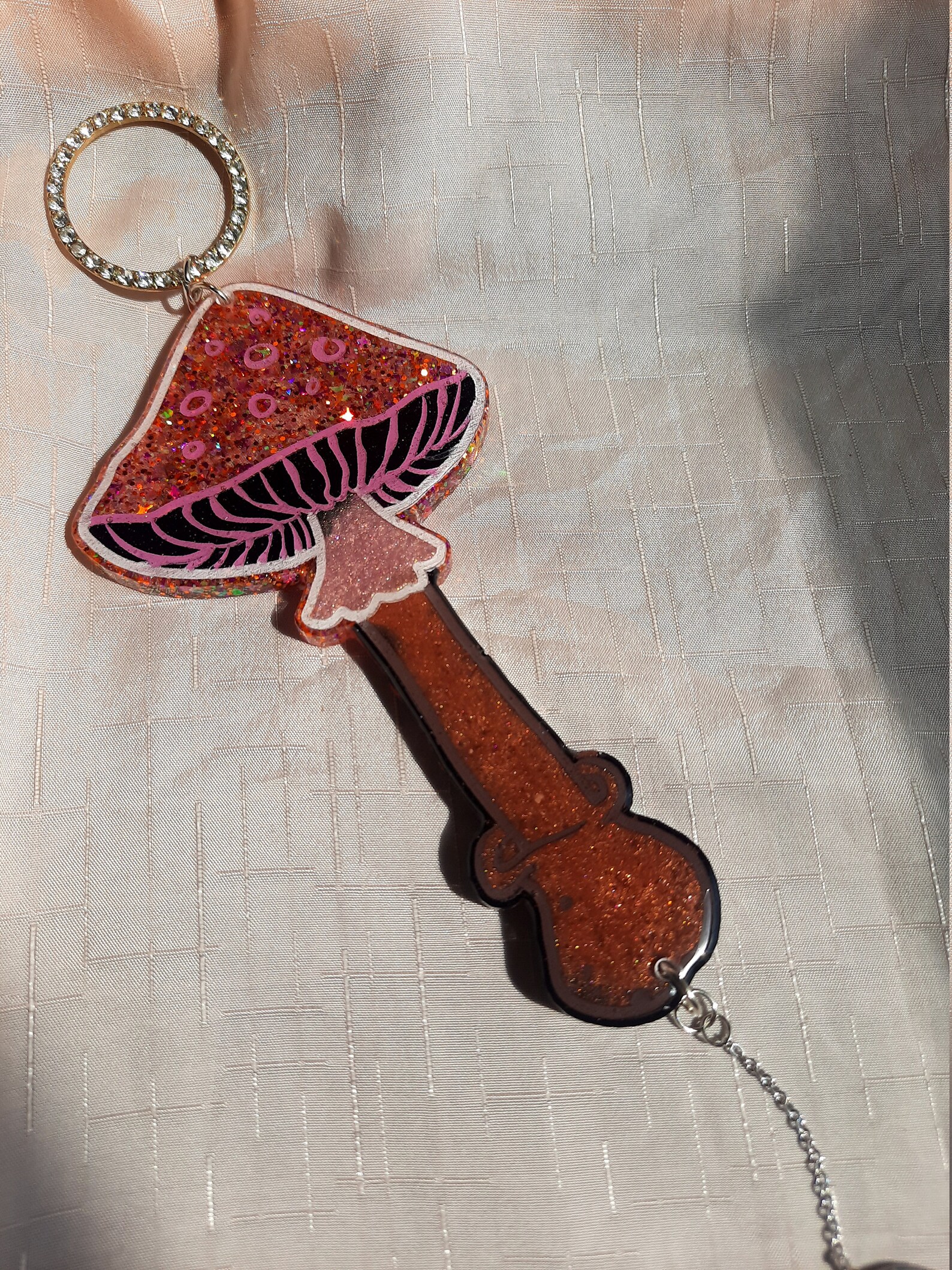 Fairycore Mushroom Wall Decor Handmade Mushroom Art Pink Etsy
