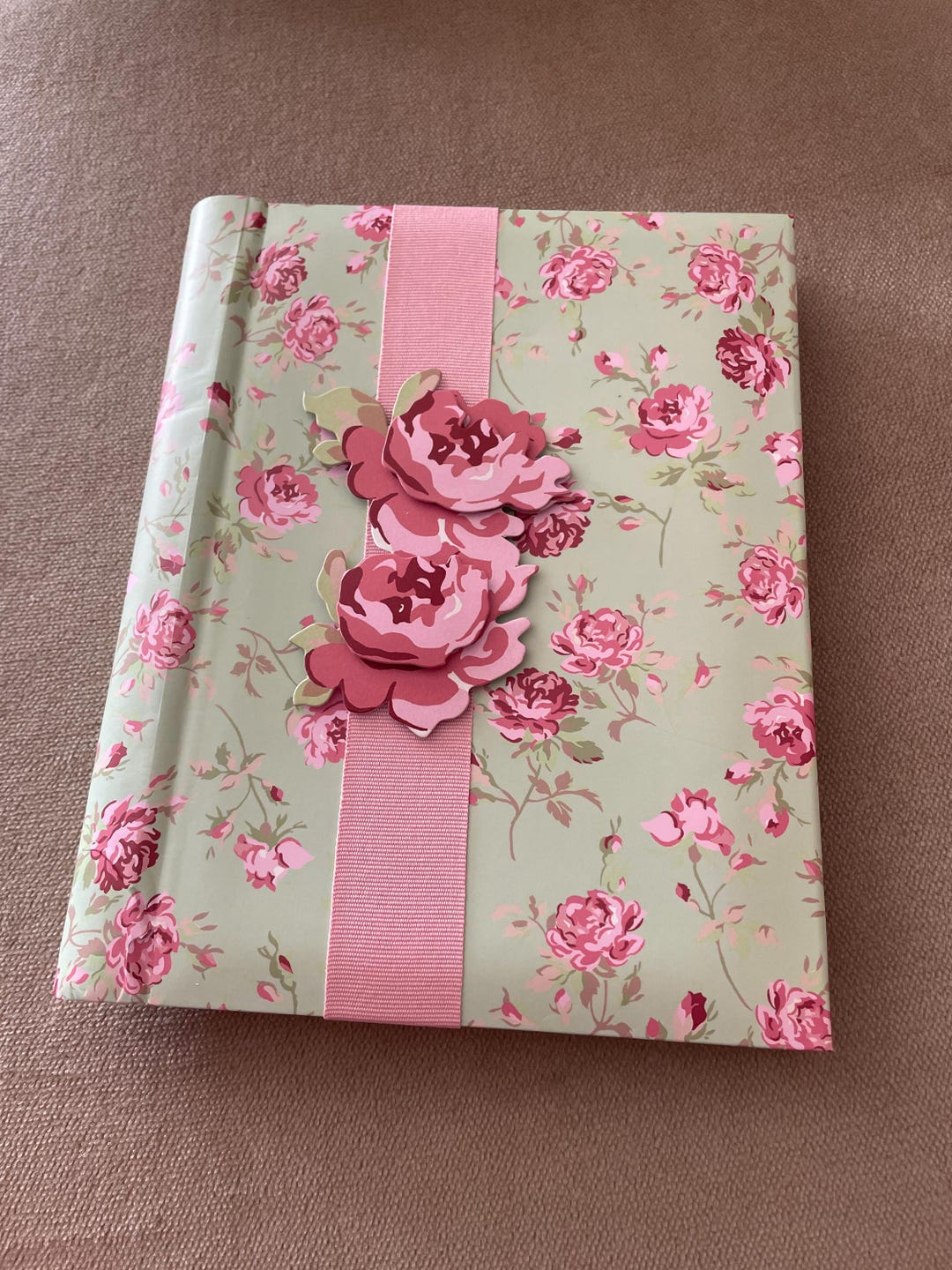Hard Cover Coiled Journal Shabby Chic - Etsy