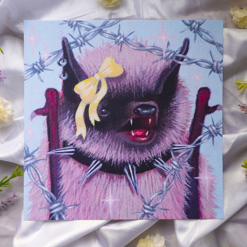 Bat Art Print - Etsy
