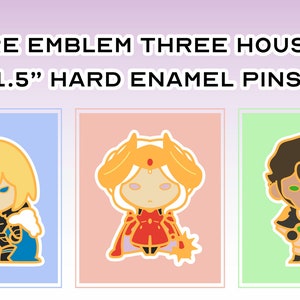 Fire Emblem Three Houses Enamel Pins - Etsy Canada