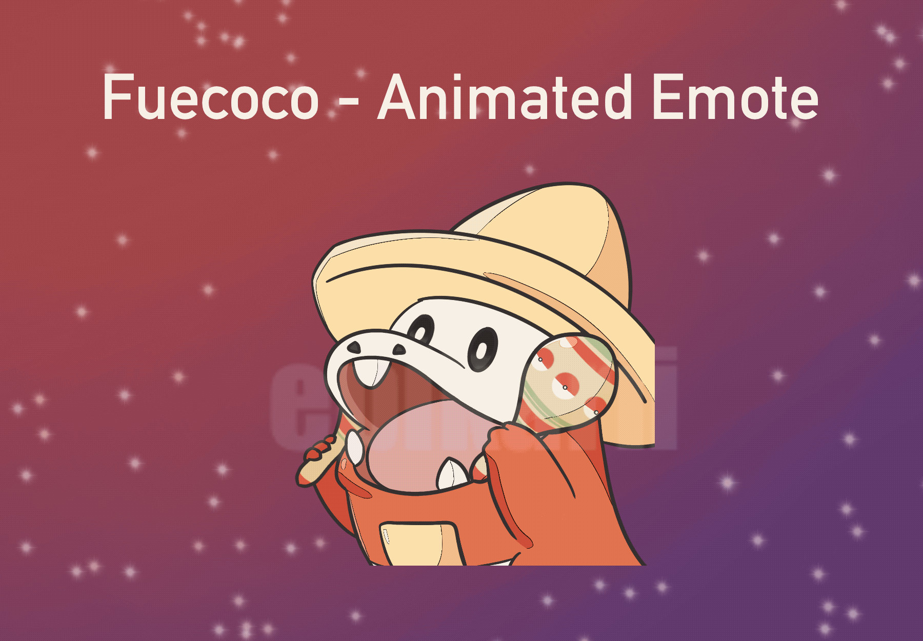 Pokemon Fuecoco Animated Emotes for Twitch Discord - Etsy Australia