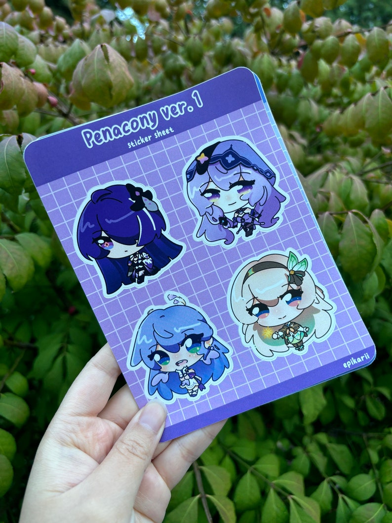 Honkai Star Rail Sticker Sheets (wubbaboo, Jade, Ratio, Aventurine ...