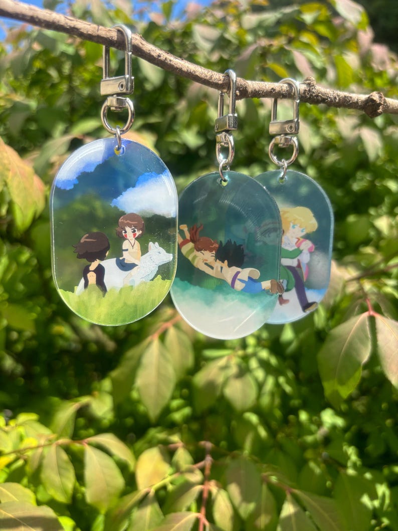 Ghibli Inspired Charms - Howl's Moving Castle, Spirited Away, Princess ...